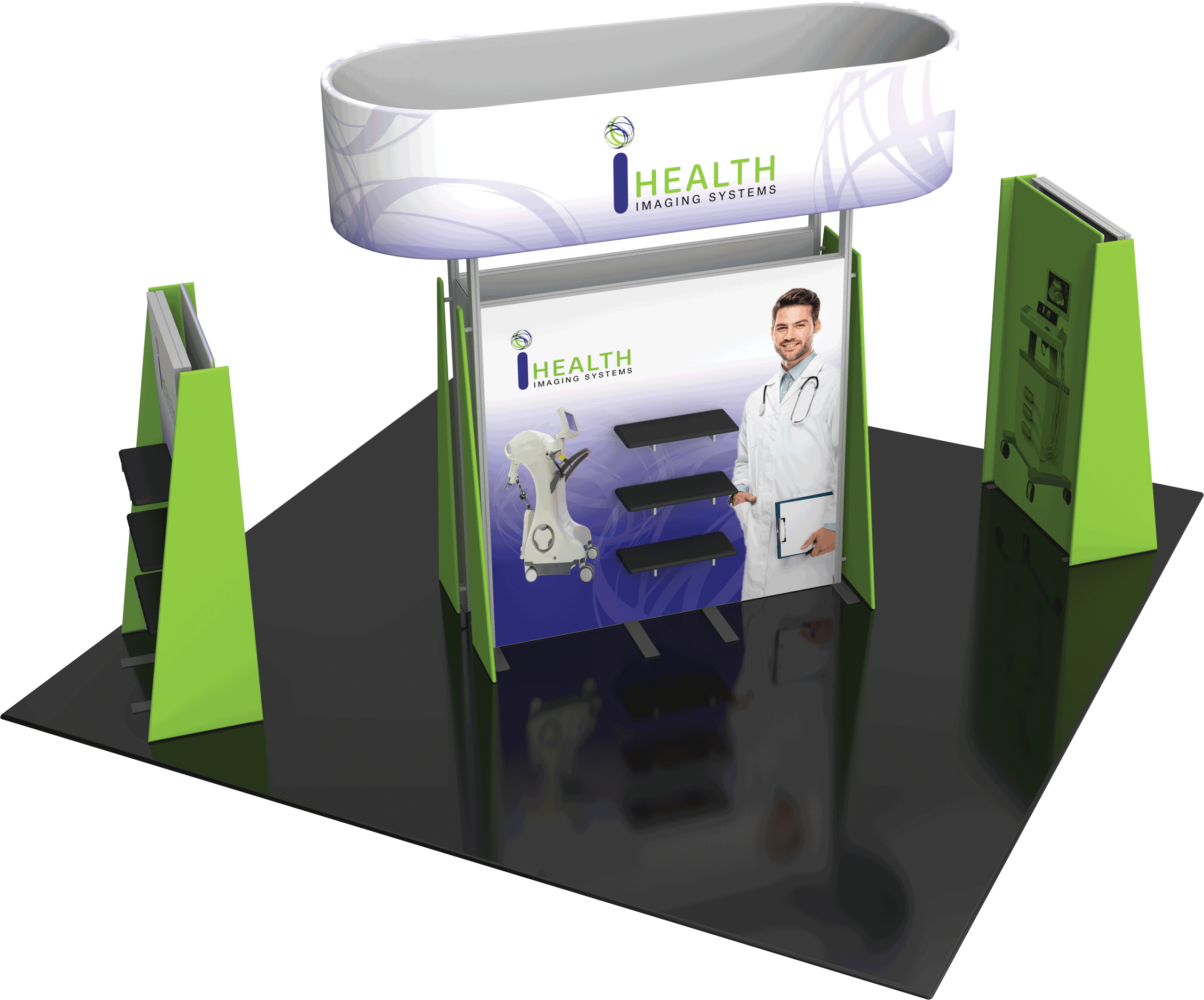 Hybrid Pro 20ft x 20ft Modular Island Kit 29 – TradeShowPlus