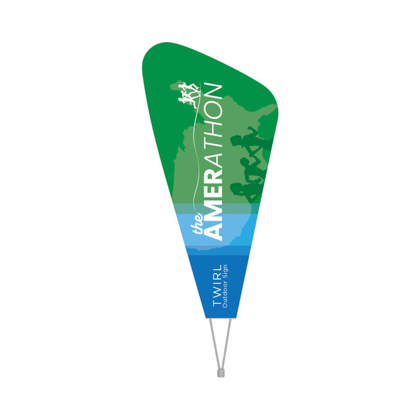 Twirl Outdoor Sign Display – TradeShowPlus