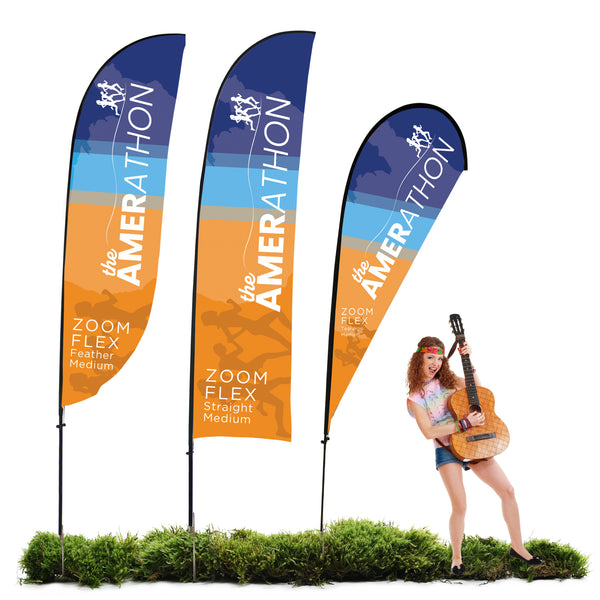 Zoom Flex Medium Flags – TradeShowPlus